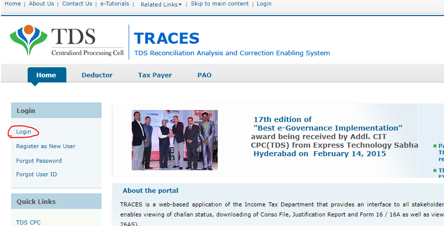 How to file NIL TDS return through online mode | Nil TDS Return Declaration at Trace Site ...