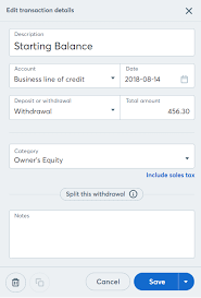 ADD ACCOUNT & BEGINNING BALANCE,CHECKING,CREDIT CARD,NOTES PAYABLE ...