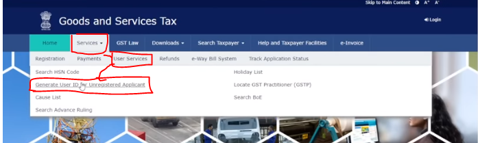 How to create GST temporary ID for unregistered person? - Stocks Mantra