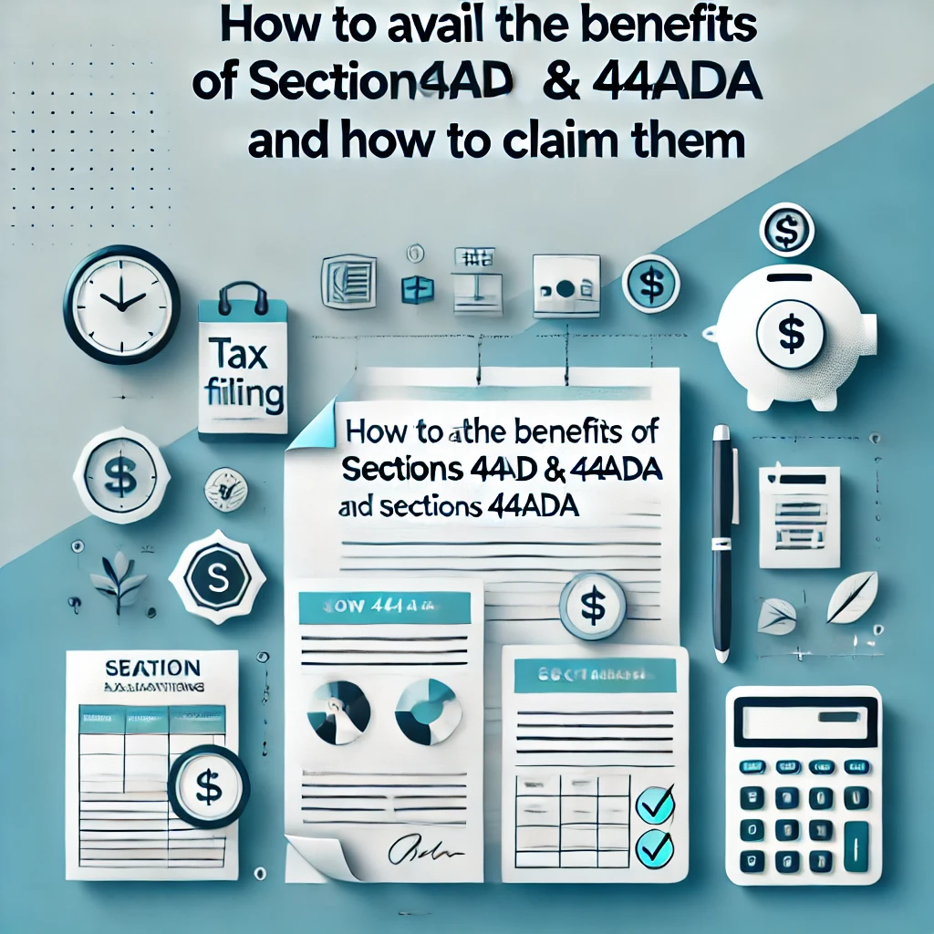 How to Avail the Benefits of Sections 44AD & 44ADA. – Stocks Mantra