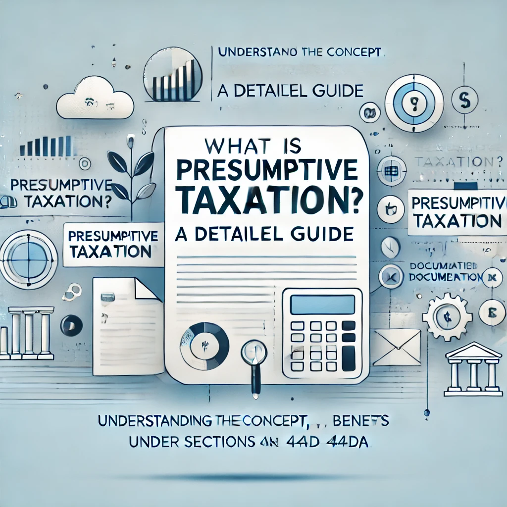 What is Presumptive Taxation? A Detailed Guide – Stocks Mantra