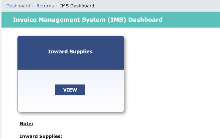 What is Invoice Management System (IMS) portal in the GST? – Stocks Mantra
