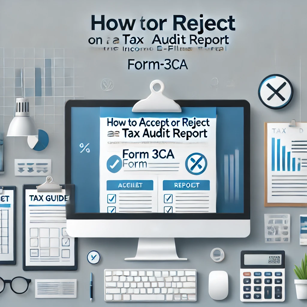 How to Accept or Reject a Tax Audit Report on the Income Tax e-Filing ...