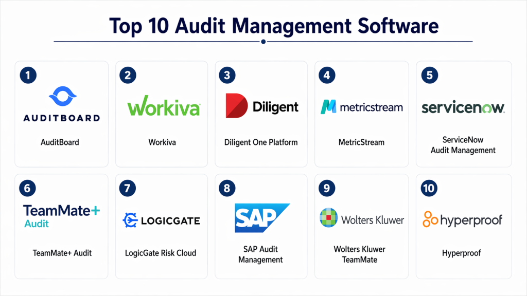 Top 10 Audit Management Software: Features, Pros, Cons & Comparison ...